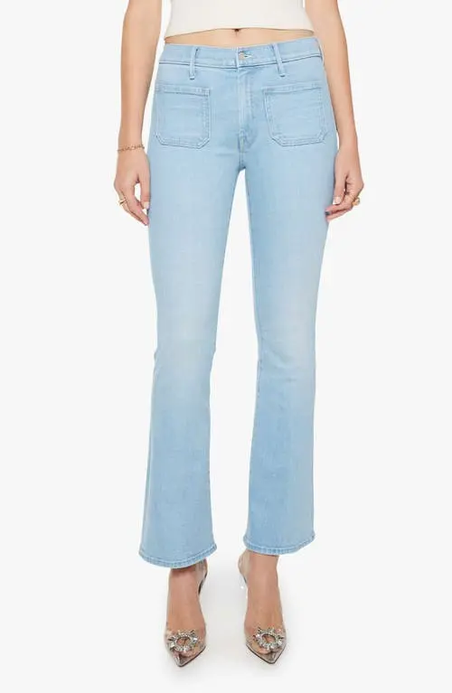 MOTHER Mid-rise Flare Jeans With Patch Pockets - Sauced By Six