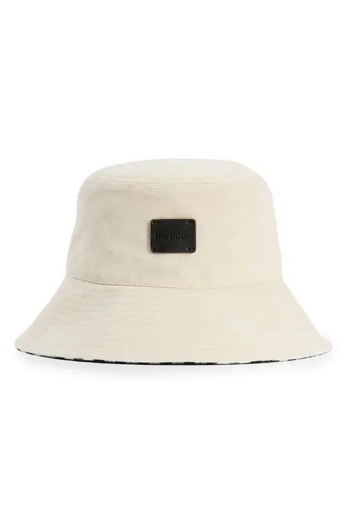 Barbour Selena Cotton Twill Bucket Hat - Ecru