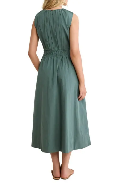 NZ BY NIC AND ZOE Dakota Sleeveless Poplin Maxi Dress - Palm