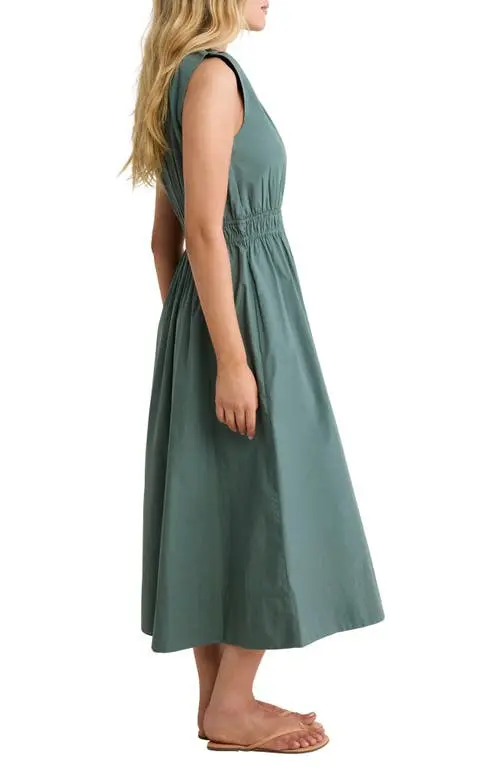 NZ BY NIC AND ZOE Dakota Sleeveless Poplin Maxi Dress - Palm