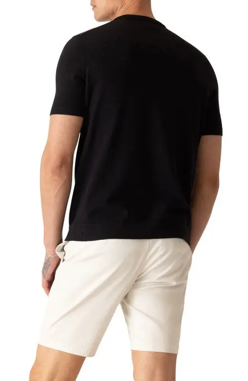 DEKE Modern Knit Crewneck T-shirt - Black