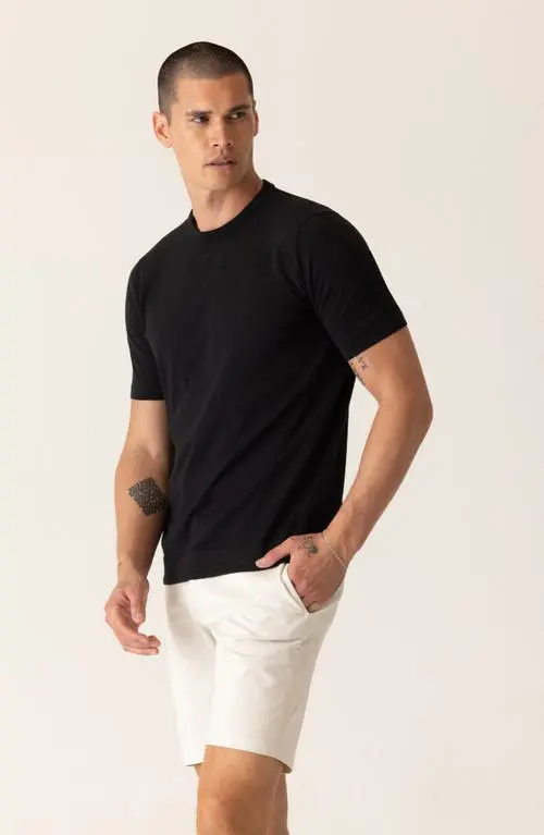 DEKE Modern Knit Crewneck T-shirt - Black