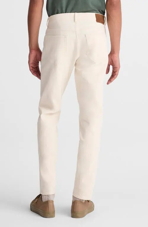 Madewell Relaxed Tapered Selvedge Jeans - Ecru