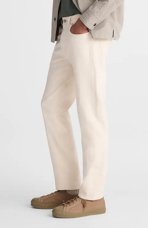 Madewell Relaxed Tapered Selvedge Jeans - Ecru