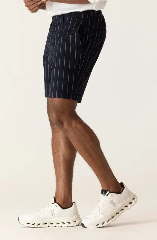 DEKE Hyperthread Linen Blend Bermuda Shorts - Navy