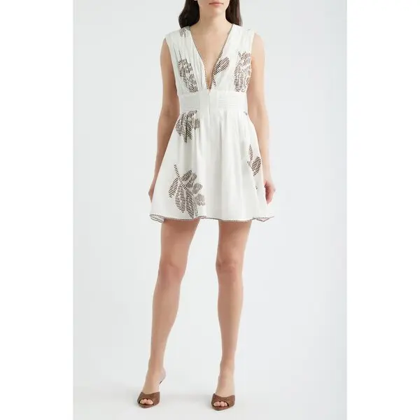 CIEBON Veriga Fit-and-flare Dress - White