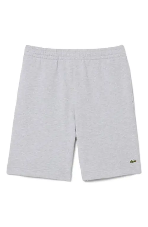 Lacoste Cotton Fleece Sweat Shorts - Silver Chine