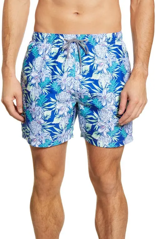 BOARDIES Aloha Swim Trunks - Navy