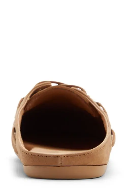 Sperry Slim Leather Boat Mule - Tan