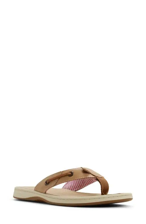 Sperry Seafish Flip Flop - Tan