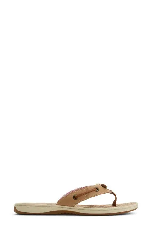 Sperry Seafish Flip Flop - Tan