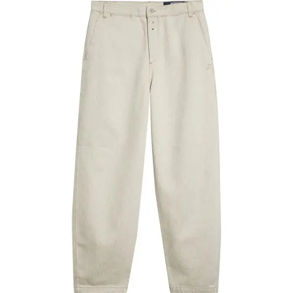 Jacquemus Le De-nîmes Paysan Straight Leg Jeans - Light Beige