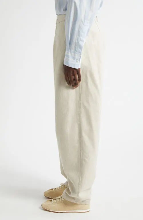 Jacquemus Le De-nimes Paysan Straight Leg Jeans - Light Beige