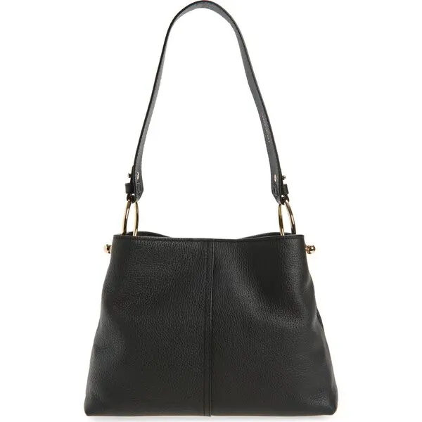 Strathberry Lana Leather Hobo Bag - Black