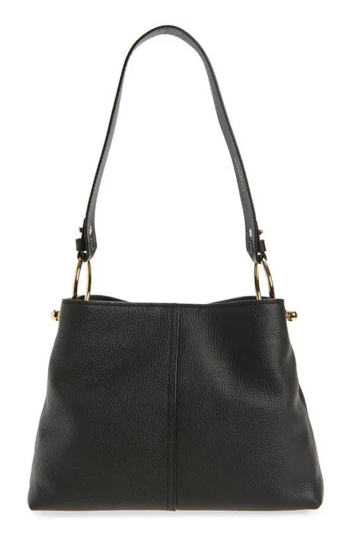 Strathberry Lana Leather Hobo Bag - Black