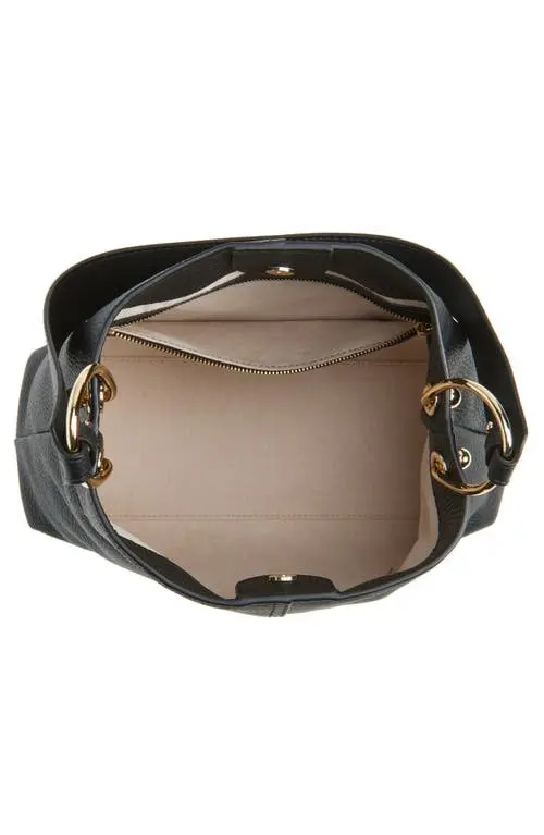 Strathberry Lana Leather Hobo Bag - Black