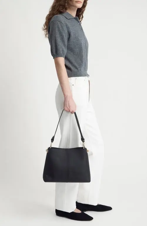 Strathberry Lana Leather Hobo Bag - Black