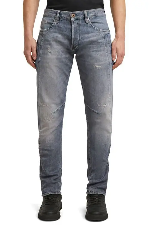 G-star Raw Contour 3d Regular Fit Jeans - Worn In Electric Blue Restored