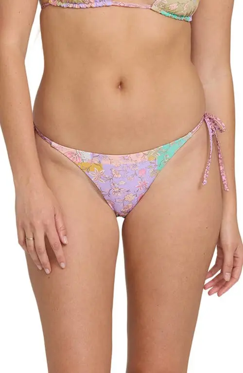 BILLABONG Dreamy Daze Tanga Side Tie Bikini Bottom - Sweet Lilac