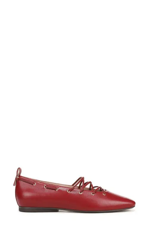 27 EDIT NATURALIZER Carla Ghillie Flat - Hearts Flame Red