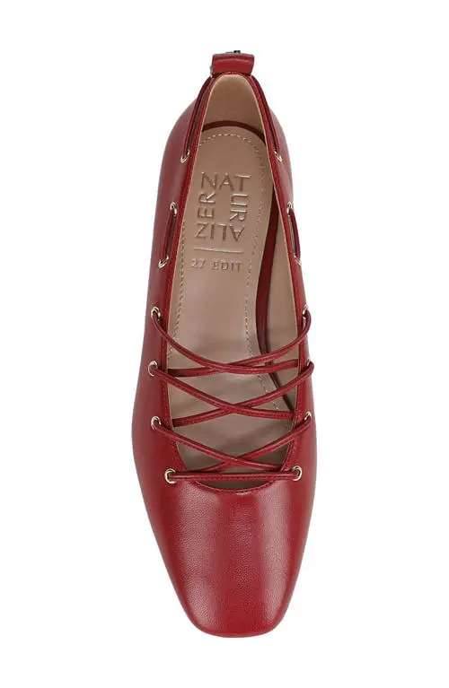 27 EDIT NATURALIZER Carla Ghillie Flat - Hearts Flame Red