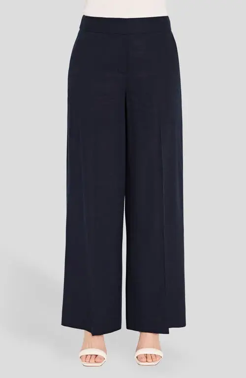 TAHARI ASL Wide Leg Pants - New Navy