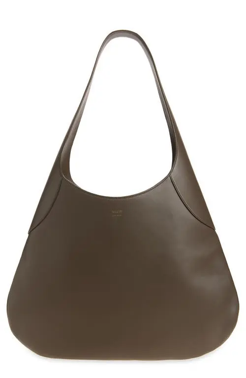 Khaite Large Joan Leather Hobo Bag - Elephant