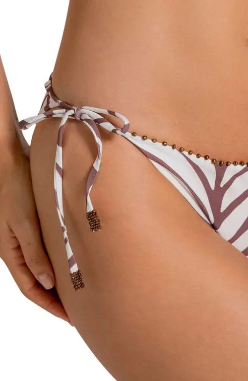 Cosita Linda Printed Bikini Bottom - Vanilla Custard