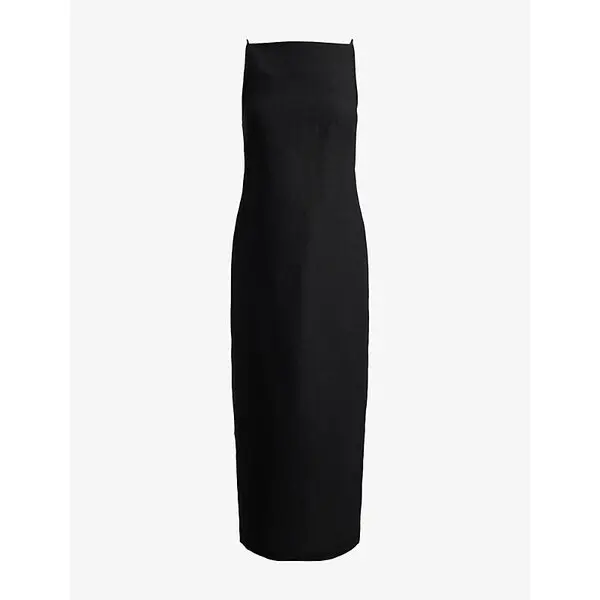 Polo Ralph Lauren Sleeveless Linen Column Dress - Polo Black