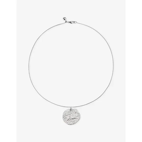 Monica Vinader Goddess Sterling Pendant Necklace - Silver