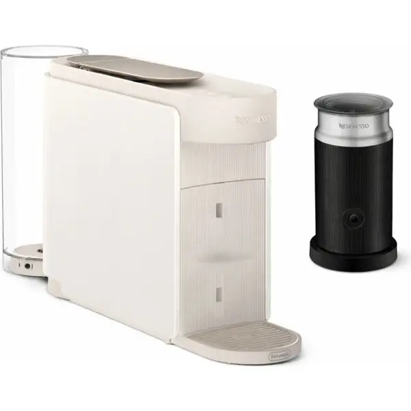 NESPRESSO Vertuo Up Coffee Machine & Aeroccino Frother Set - White
