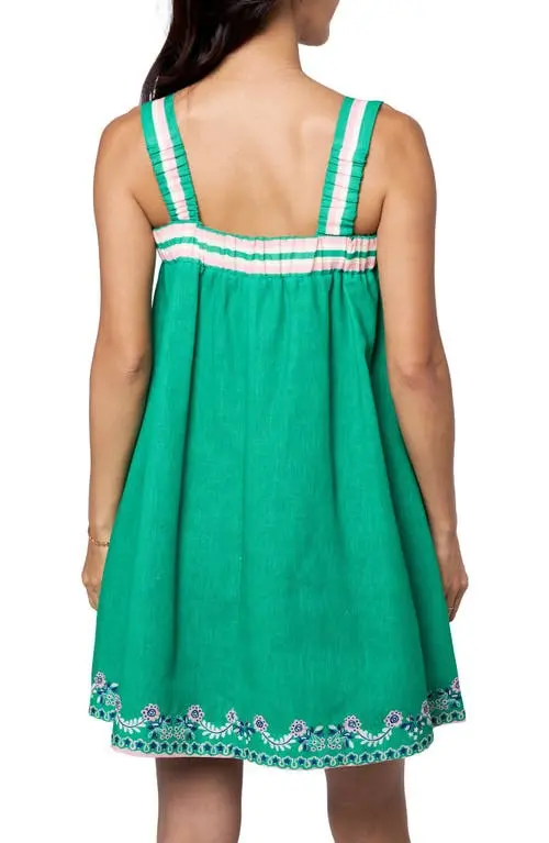 CIEBON Daina Floral A-line Babydoll Minidress