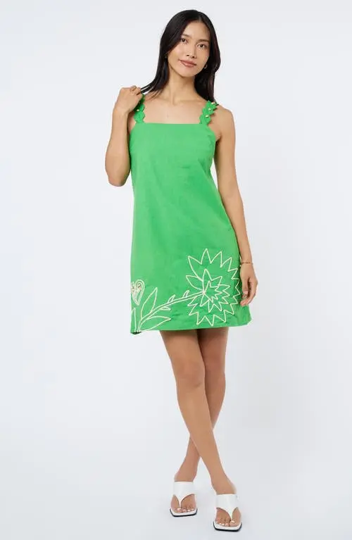 CIEBON Maygel Embellished Shift Mini Dress
