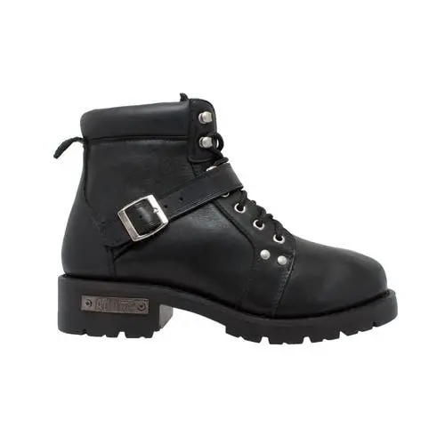 RIDETECS 6" Lace Up Boot With Zipper