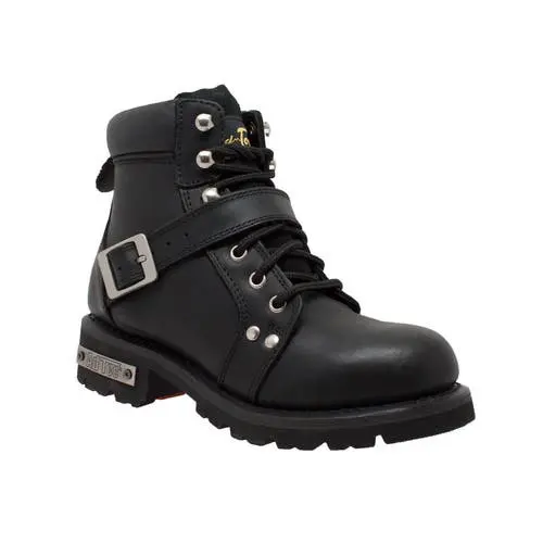 ADTEC 6" Lace Up Boots With Zipper