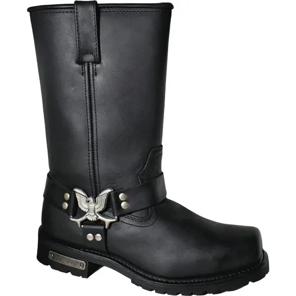 RIDETECS Inch Harness Zip-up Boots - Black