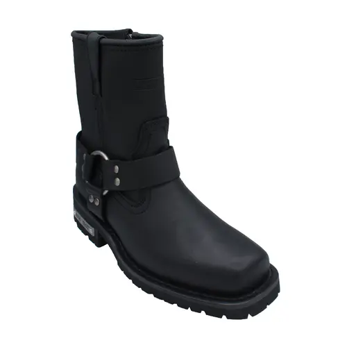 ADTEC 7" Side Zipper Harness Boots - Brown