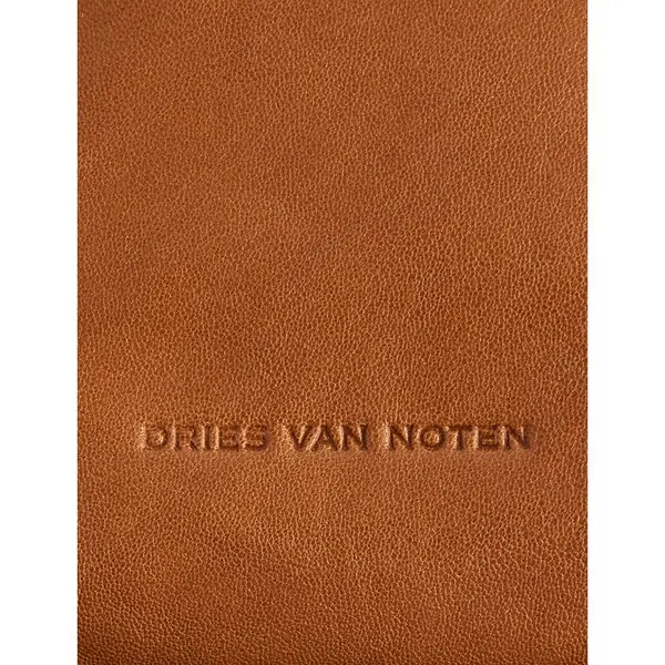 Dries Van Noten Resin-handle Micro Leather Cross-body Bag