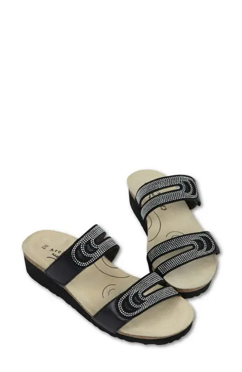 Naot Ainsley Arch Pro Sandal - Black Leather
