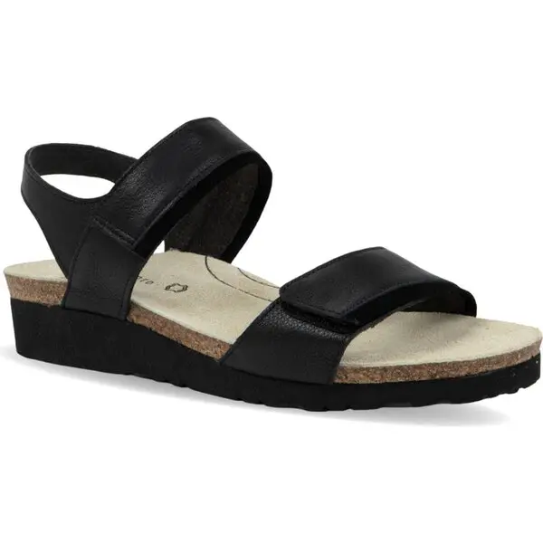 Naot Aisha Arch Pro Sandal - Black Leather