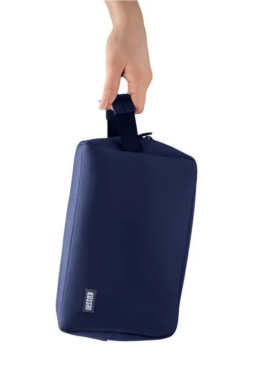 KUSSHI Neoprene Dopp Kit - Navy/khaki