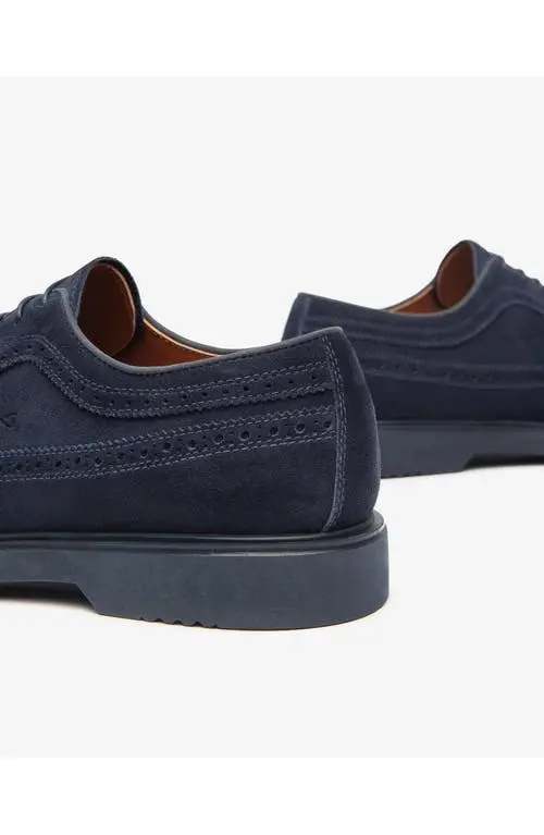 NEROGIARDINI Wingtip Derby - Navy