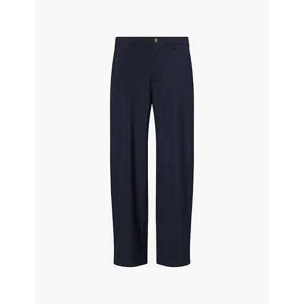FRAME Wool Trousers - Dark Navy