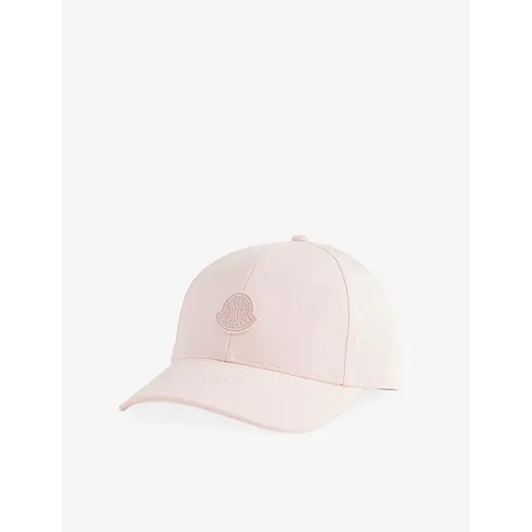 Moncler Logo-embroidered Baseball Cap - Light Pink