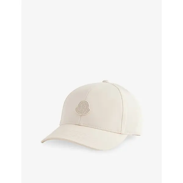 Moncler Logo-embroidered Baseball Cap - Open White