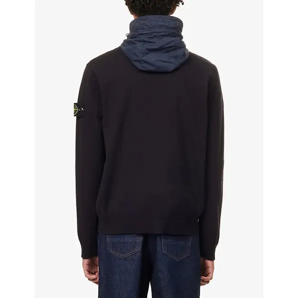Stone Island Reversible Cotton-nylon Hoody