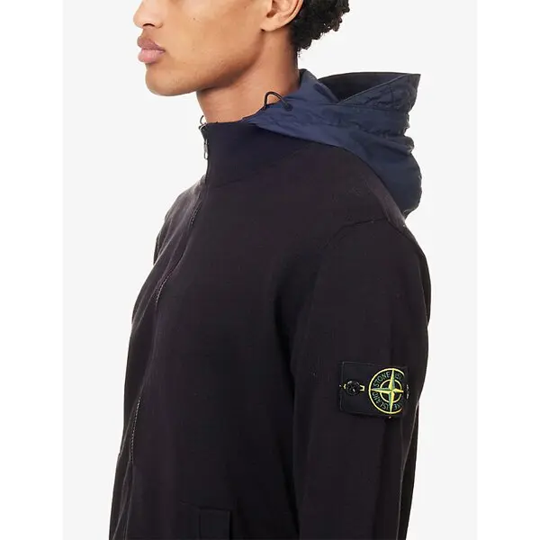 Stone Island Reversible Cotton-nylon Hoody