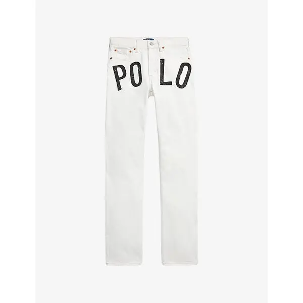 Polo Ralph Lauren Logo-print Straight-leg Jeans - Laurea Wash