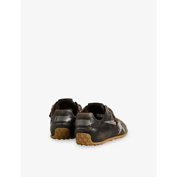 GOLDEN GOOSE Marathon Speed 55381 Leather Trainers - Dark Brown