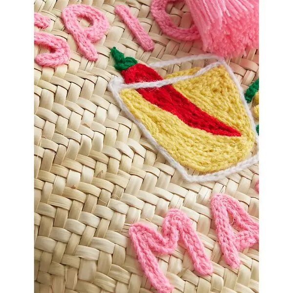 BOUTIQUE BONITA Raffia Basket Bag